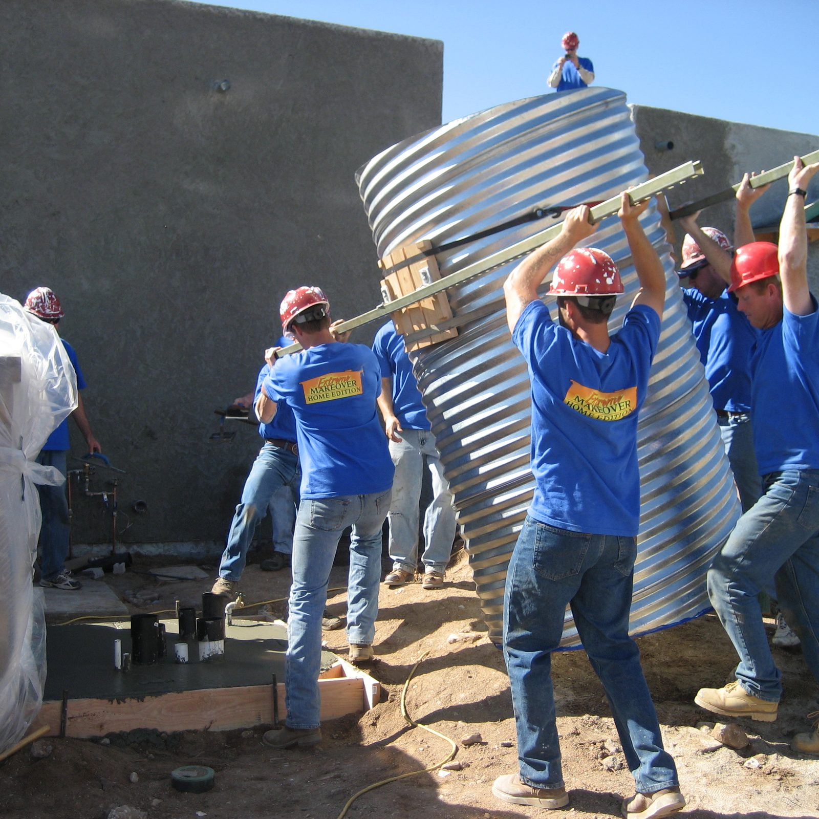 Steel Culvert Cisterns - Southern Arizona Rain Gutters | Tucson, AZ