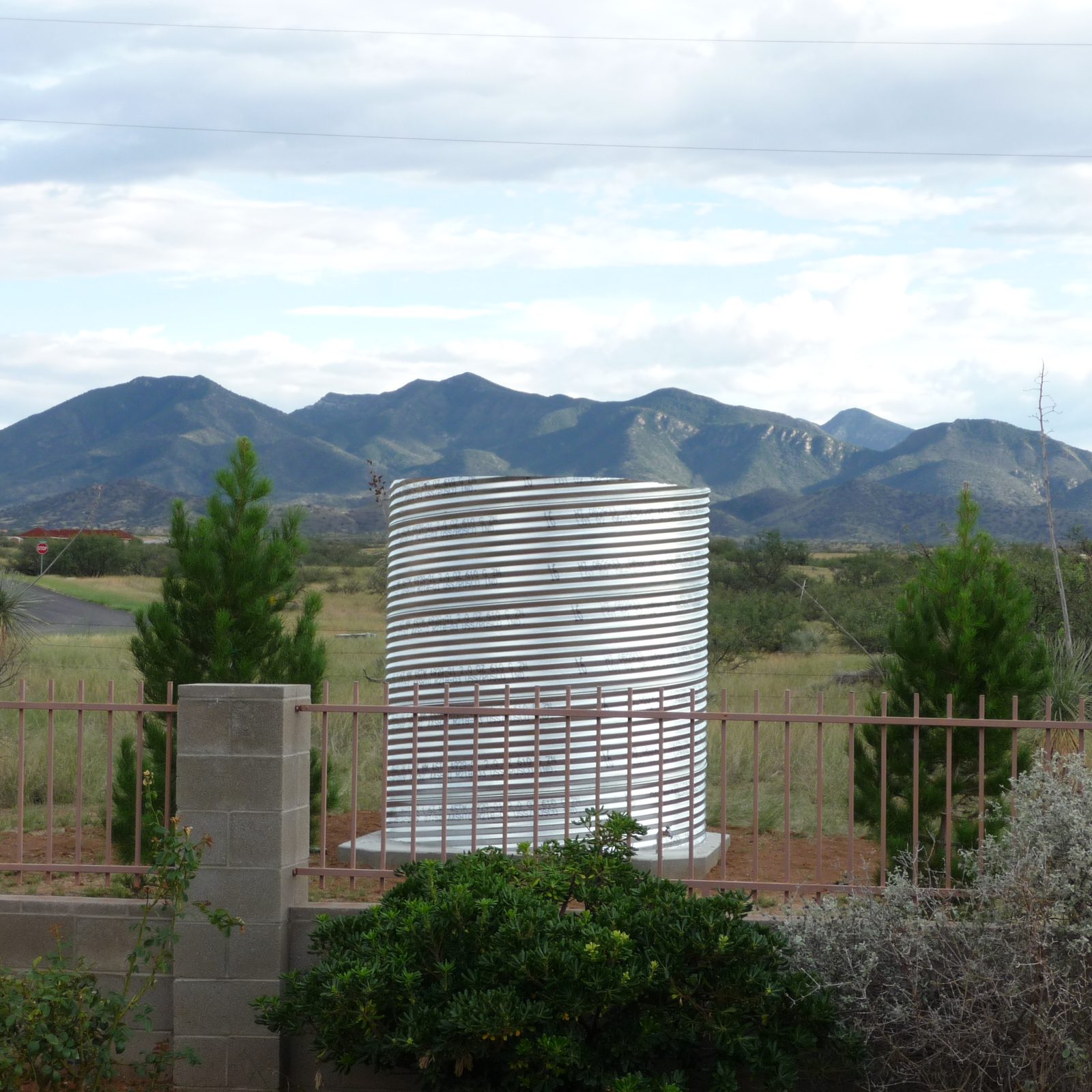 Steel Culvert Cisterns - Southern Arizona Rain Gutters | Tucson, AZ